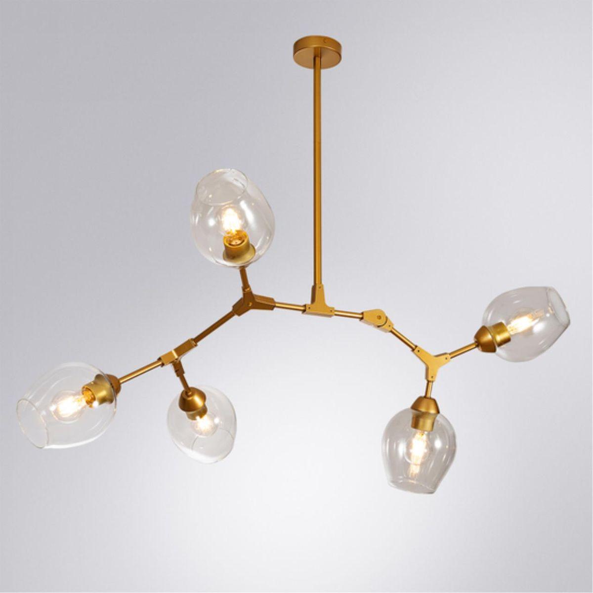 Подвесная люстра Arte Lamp Yuka A4103SP-5GO Алматы - Люстры Алматы